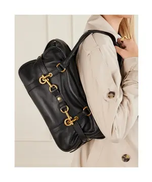 Burberry Ring-detailed Zipped Tote Bag