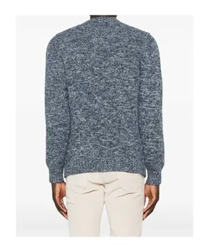 Tagliatore Salen Marl-knit Crew Neck Sweater
