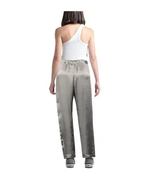 MAISON MARGIELA Solid-colored Satin Trousers