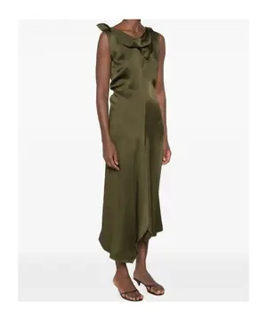 Victoria Beckham Ruffled Asymmetric Dress