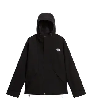 The North Face Hooded Waterproof Shell Jacket - Black
