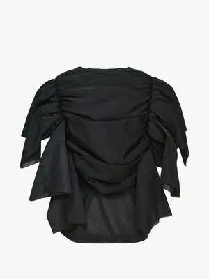 Comme Des Garçons Layered Gathered T-shirt