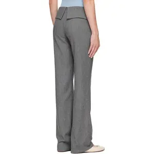 ST. AGNI Folded-up Waistband Trousers