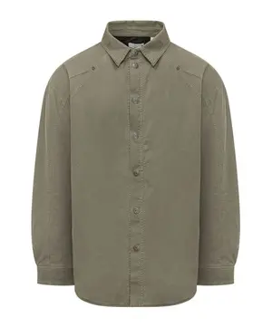 Off-White Racing Staff Button-up Overshirt - Green