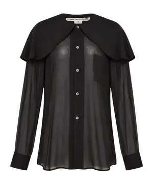 Comme Des Garçons Long-sleeved Shirt - Black