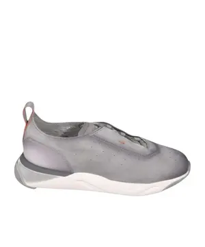 Santoni Perforated Slip-on Sneakers - Grey