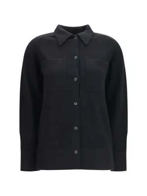 TOTEME Cashmere Shirt - Black