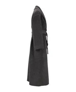 Emporio Armani Belted Double-breasted Coat