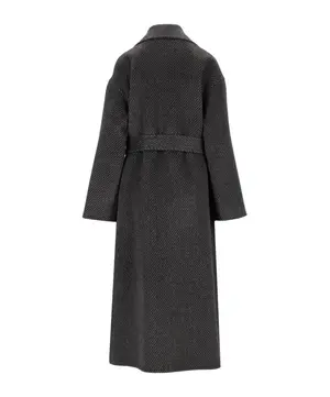 Emporio Armani Belted Double-breasted Coat