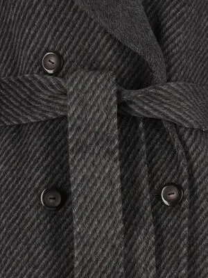 Emporio Armani Belted Double-breasted Coat