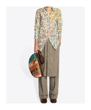 Dries Van Noten Fitted Jacquard Shirt