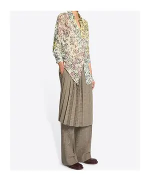 Dries Van Noten Fitted Jacquard Shirt