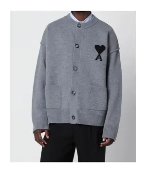 AMI Paris Long-sleeved Cardigan