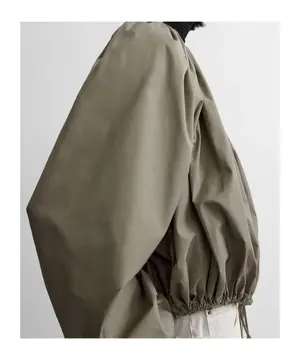 TOTEME Gathered Parachute Jacket - Green