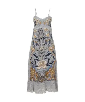 Farm Rio Floral Print Dress - No