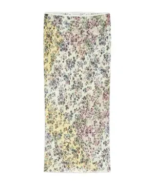 Dries Van Noten Jacquard Midi Skirt - Mint