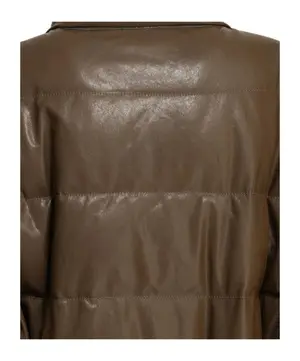 Brunello Cucinelli Quilted Shearling-trim Coat
