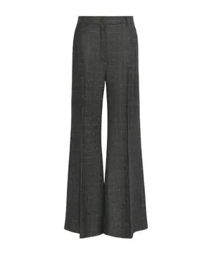 Max Mara Pacca Checked Straight-leg Pants