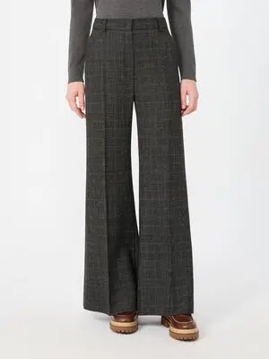 Max Mara Pacca Checked Straight-leg Pants