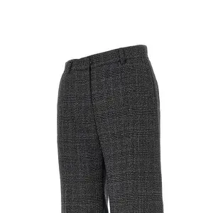 Max Mara Pacca Checked Straight-leg Pants