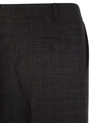 Max Mara Pacca Checked Straight-leg Pants