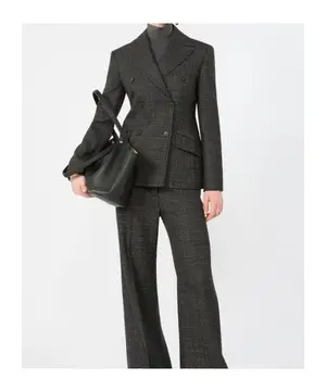 Max Mara Kiku Ribbed Turtleneck Sweater - Dark Grey