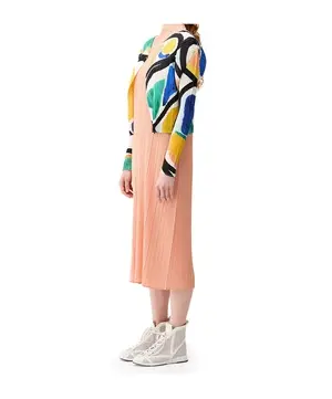 Issey Miyake Pleated Cardigan