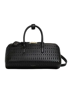 Alaïa Delta Small Tote Bag - Black