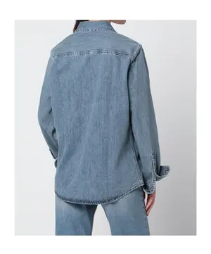 AMI Paris Long-sleeved Denim Shirt