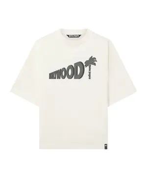 Palm Angels Sunset Blvd Palm Loose T-shirt - Off-white