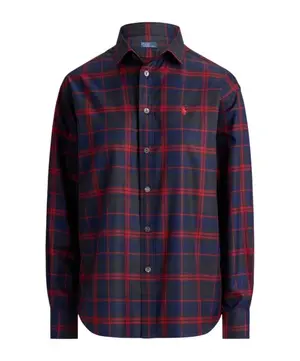 Polo Ralph Lauren Shirt With Plaid Pattern - Black