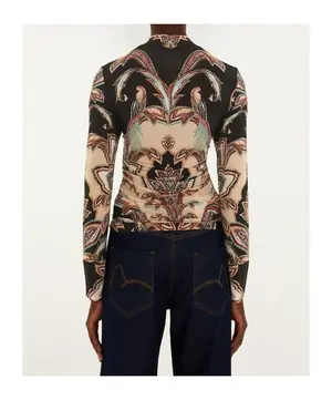 Farm Rio Printed Long-sleeve Top