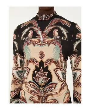 Farm Rio Printed Long-sleeve Top