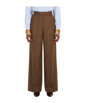 Dries Van Noten Striped Wide Leg Pants