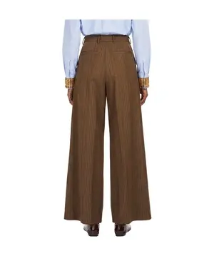 Dries Van Noten Striped Wide Leg Pants