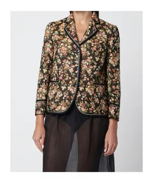 Dries Van Noten Floral Gobelin Blazer