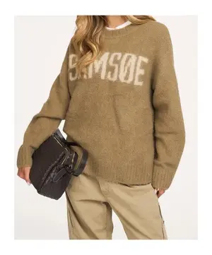 SAMSOE SAMSOE Crew Neck Straight Sweater