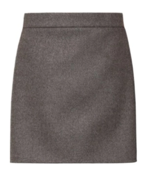 Max Mara Mxsacinoso Double Felt Mini Skirt