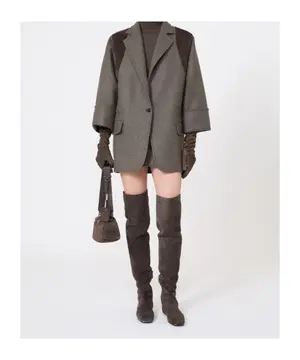 Max Mara Mxsacinoso Double Felt Mini Skirt