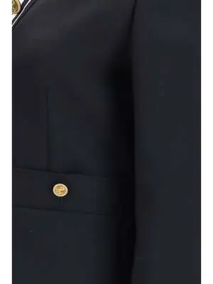 Thom Browne Hopsack Cardigan Jacket