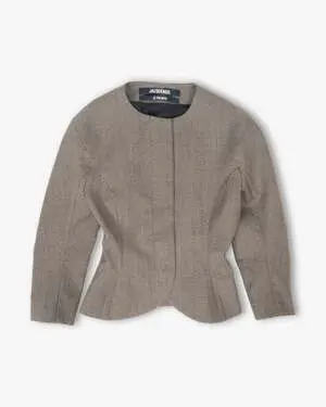 Jacquemus Ruffled Jacket - Brown