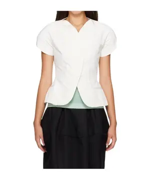 Jacquemus Short-sleeved Jacket - White