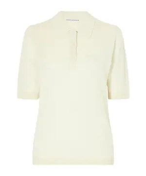 Studio Nicholson Short-sleeved Knitted Polo Shirt