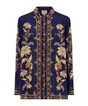 Farm Rio Printed Shirt - Blue