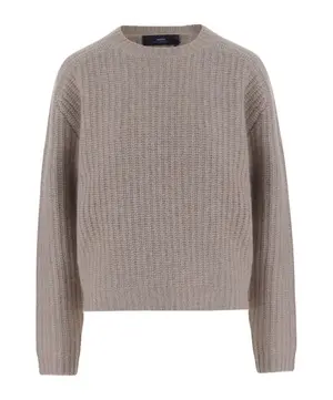 Arch4 Ribbed Knit Sweater - Beige