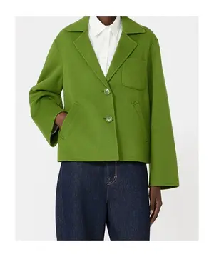 Max Mara Double Wool Cropped Jacket