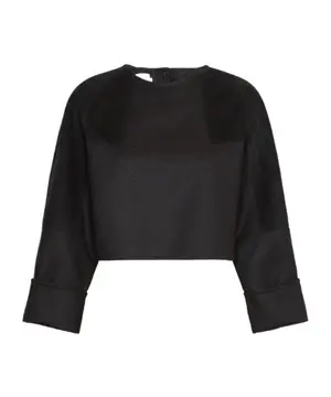 Max Mara Afa Crewneck Blouse - Dark Grey