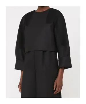 Max Mara Afa Crewneck Blouse - Dark Grey
