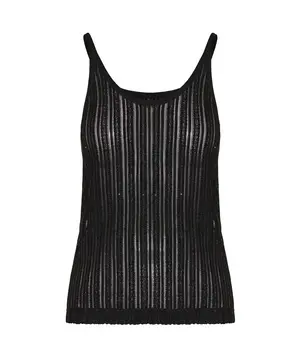 TOM FORD Striped Evening Vest - Black