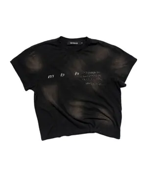 MISBHV Faded-print T-shirt - Black